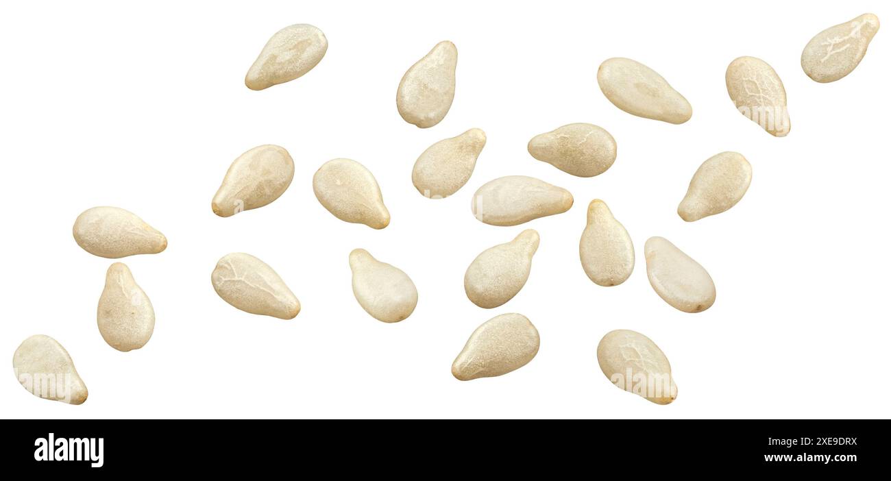 White sesame seeds macro Cut Out Stock Images & Pictures - Alamy