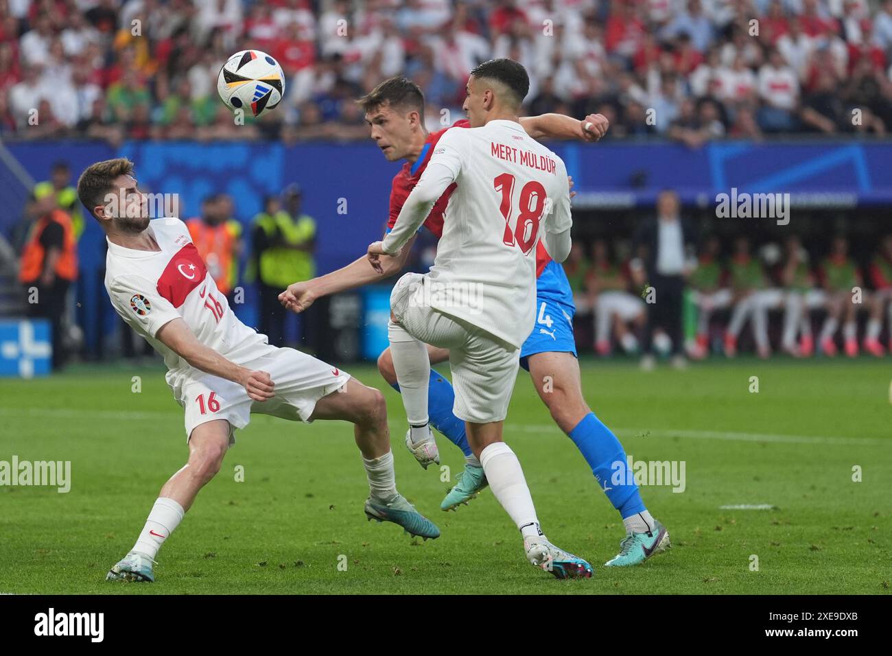 Hamburg, Germany. 26th June, 2024. Soccer: Football, UEFA Euro 2024 ...
