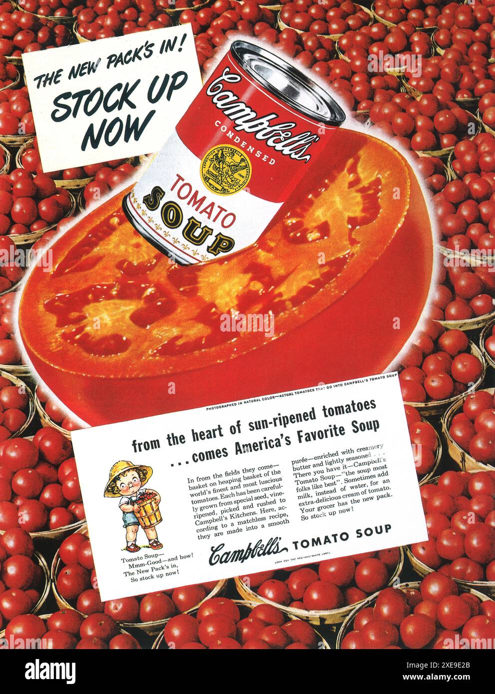 Campbells ads hi-res stock photography and images - Alamy