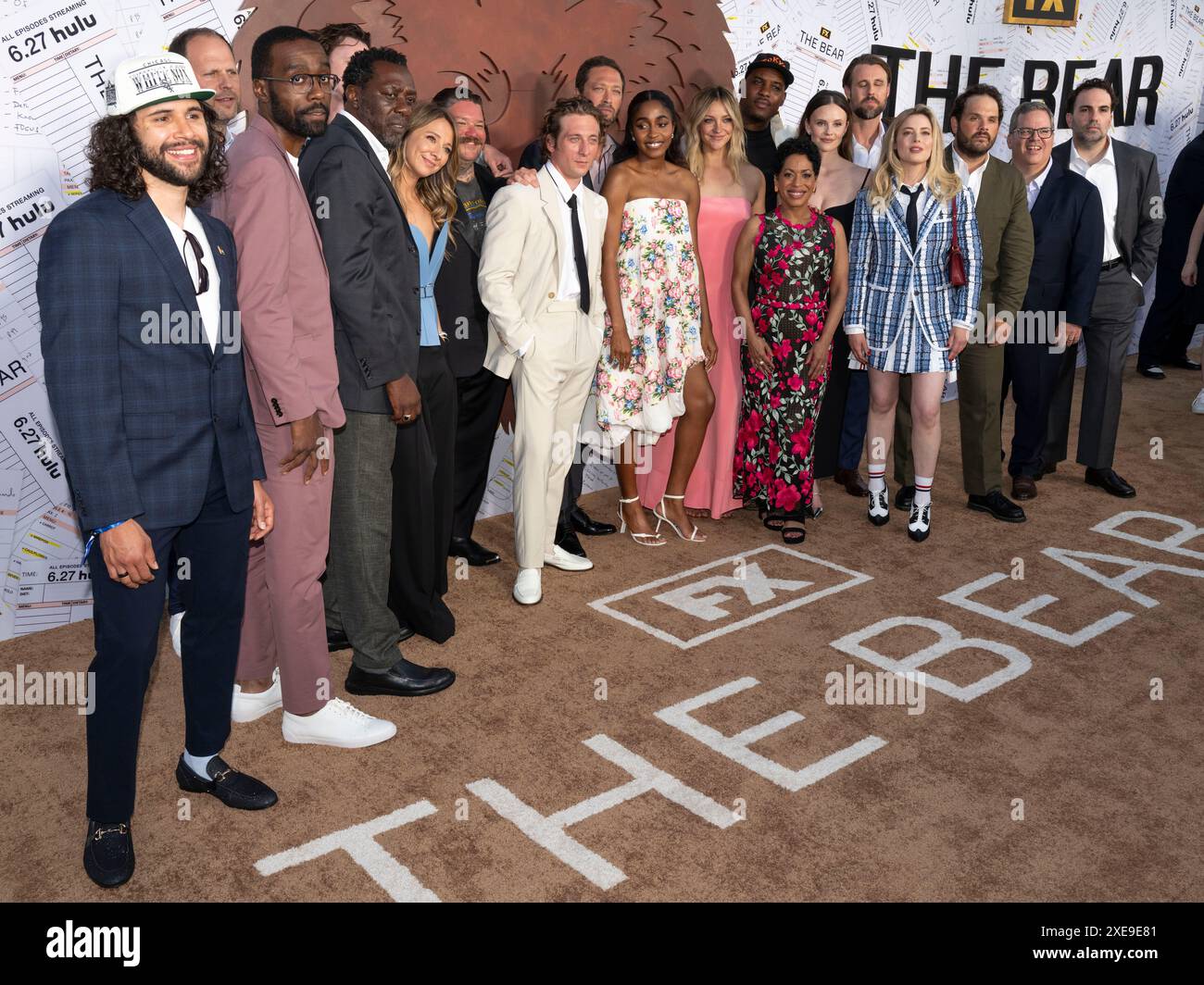 June 25, 2024, Hollywood, California, USA: (L-R) Jose M. Cervantes ...
