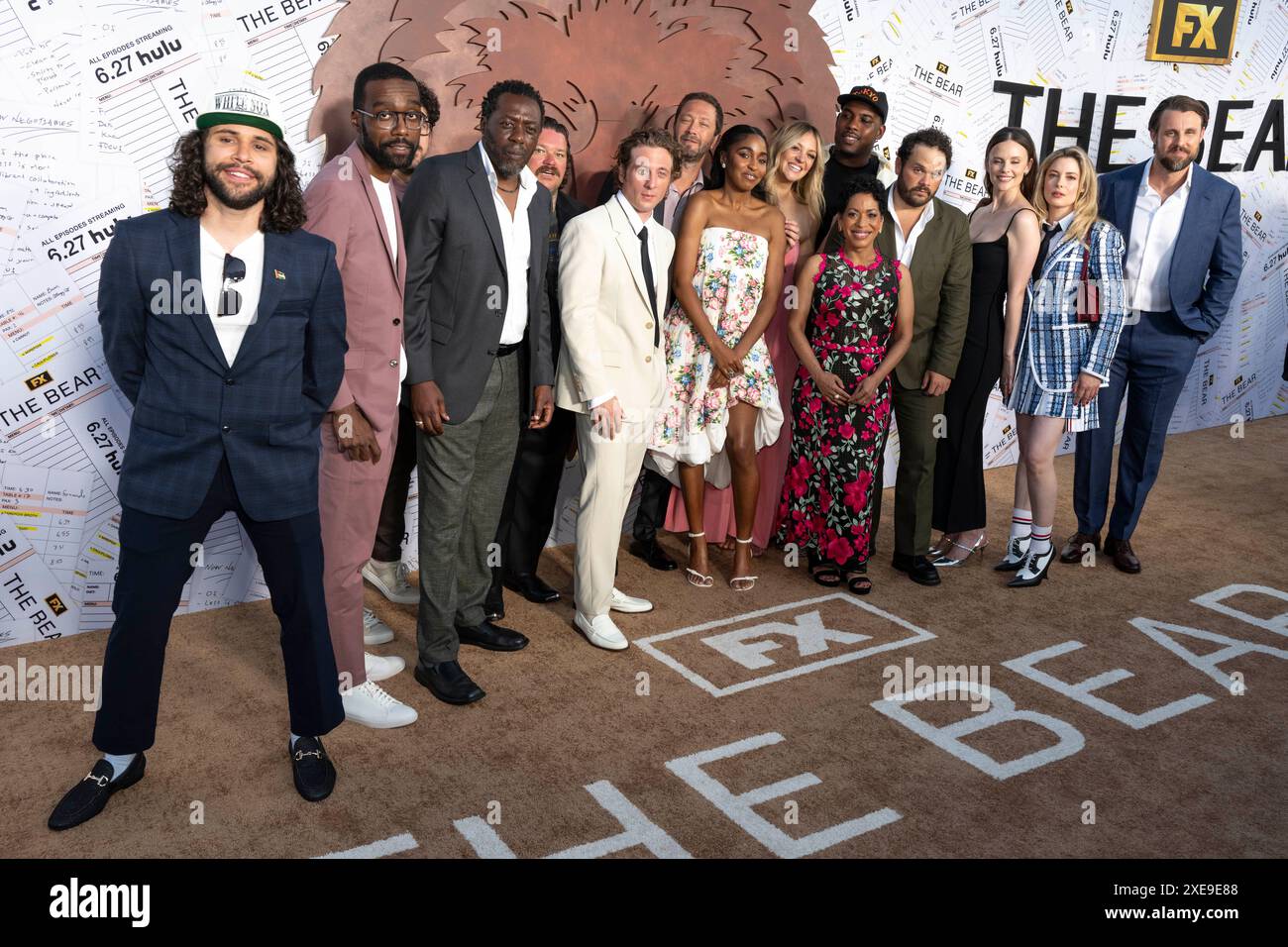 June 25, 2024, Hollywood, California, USA: Jose M. Cervantes, Corey ...