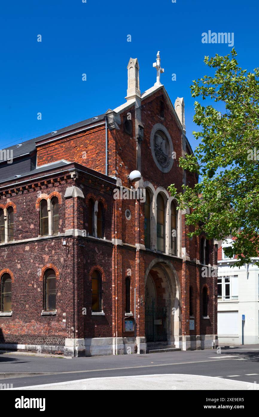 Dunkerque, France - 22 June 2020: The Église protestante unie de ...