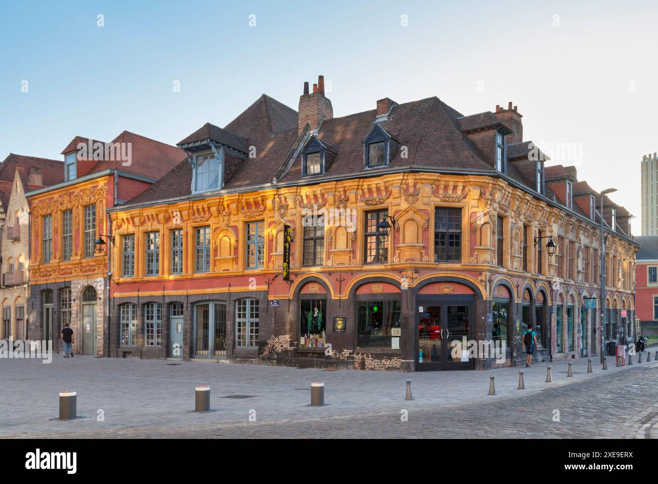 Lille, France - June 23 2020: The Gilles de la Boë's house, also known ...