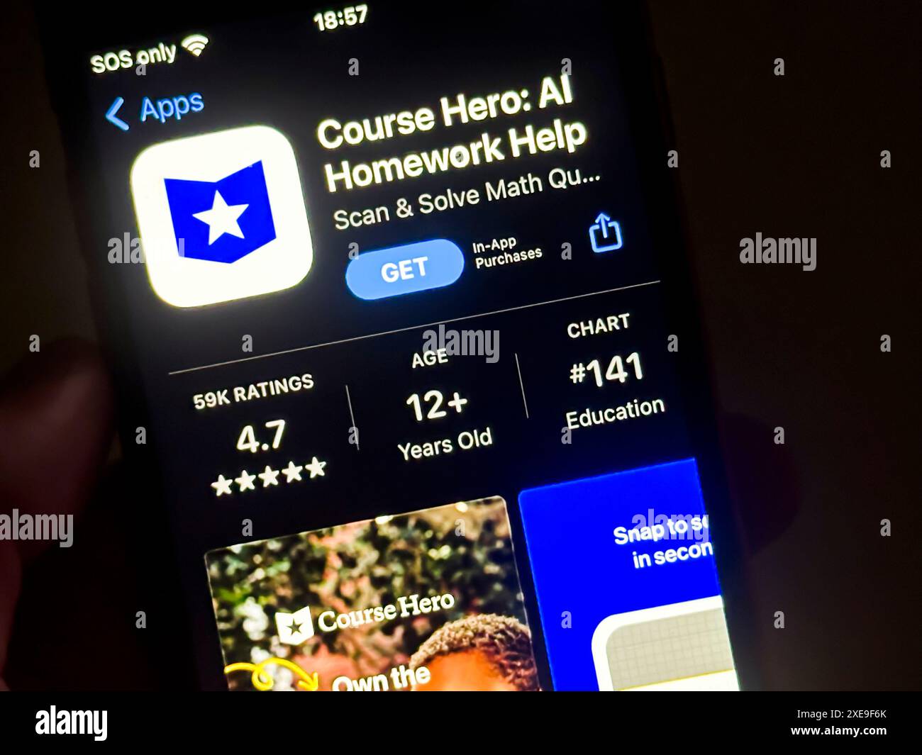 Cupertino, California, USA. 24th June, 2024. A user viewing the Course ...