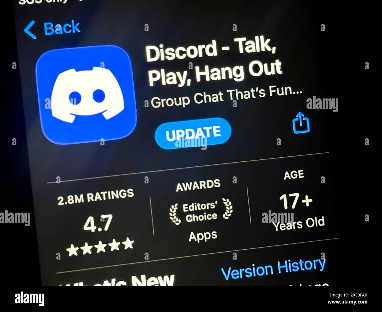 Cupertino, California, USA. 24th June, 2024. A user viewing the Discord ...