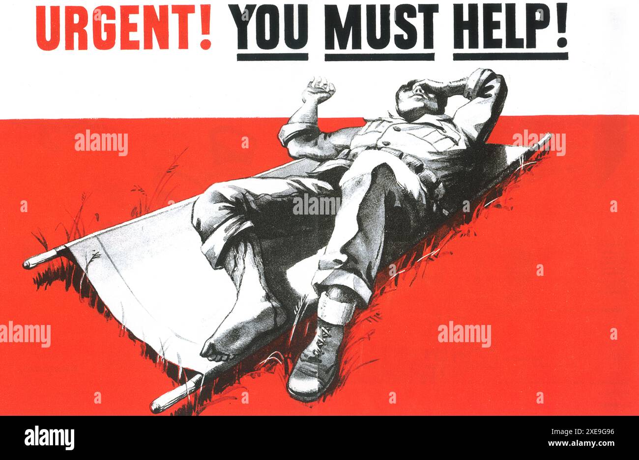 Medical poster ww2 hi-res stock photography and images - Alamy