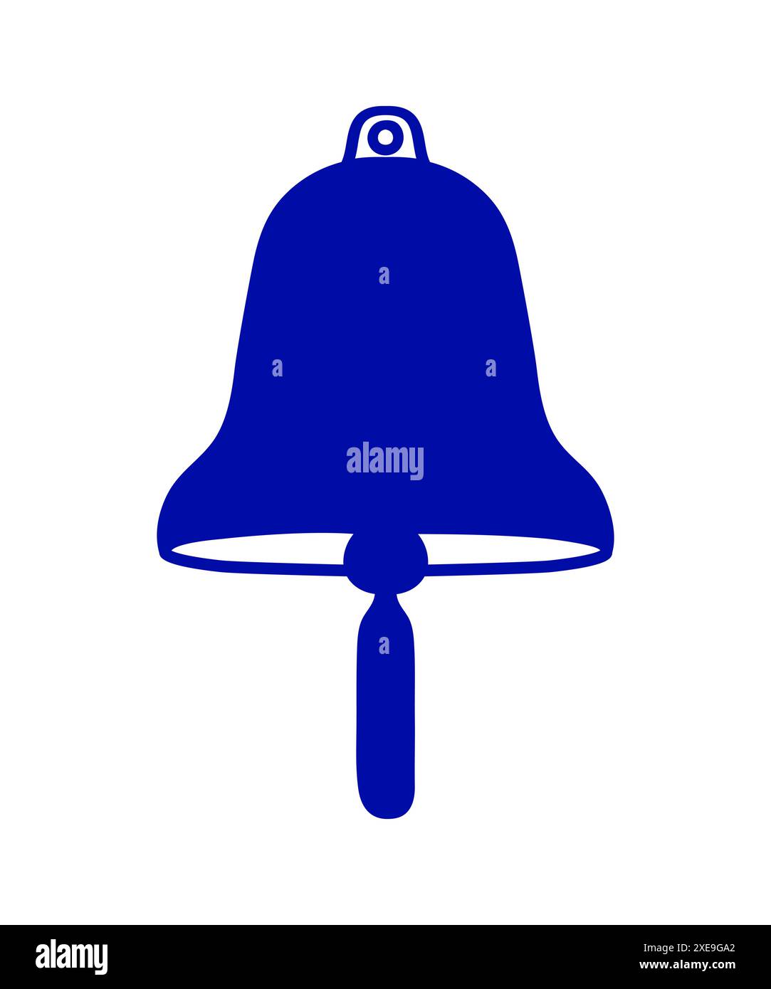 Navy ship bell, simple style maritime flat silhouette icon Stock Vector ...
