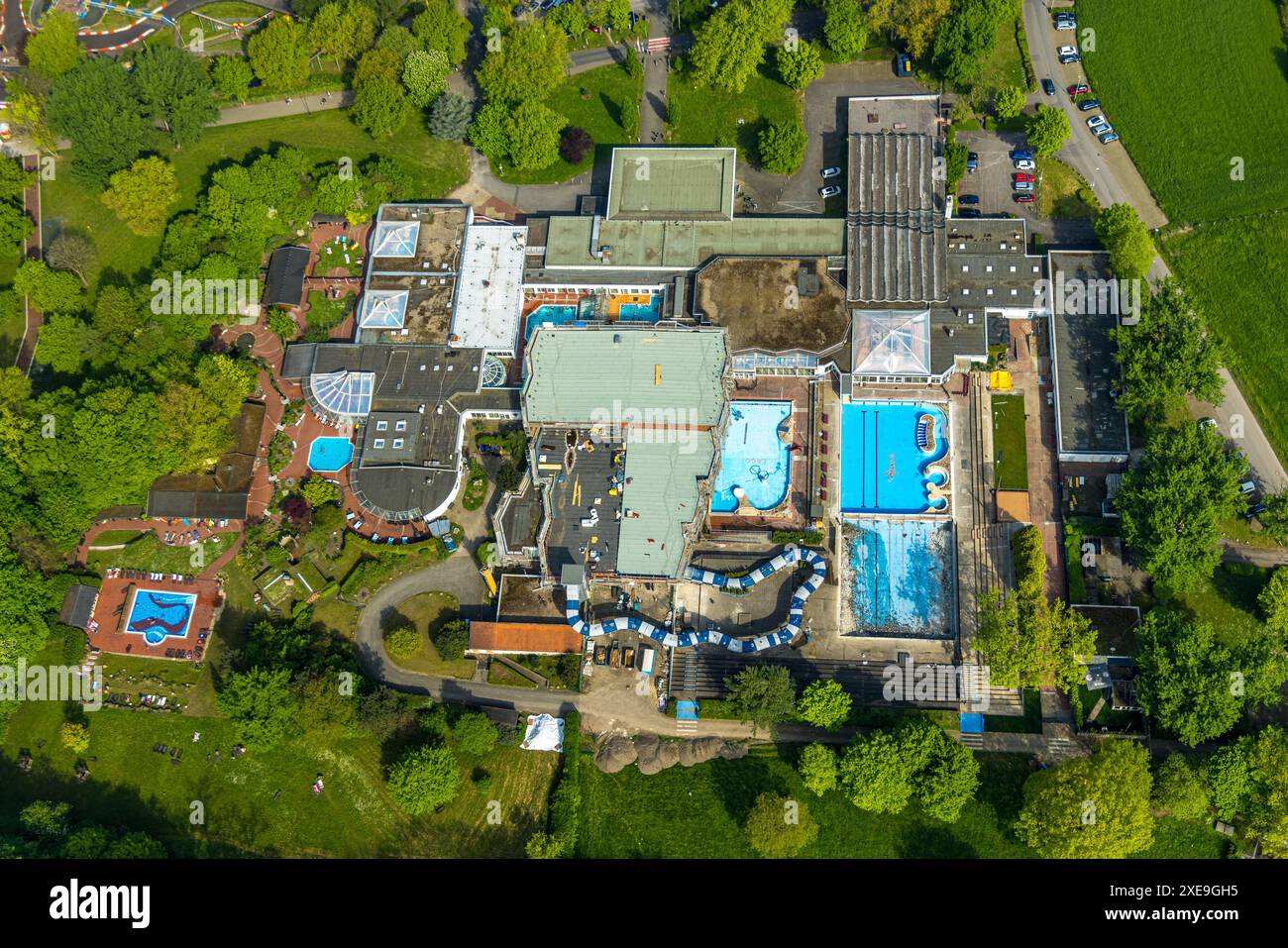 Lago die therme im gysenbergpark revierpark hi-res stock photography ...