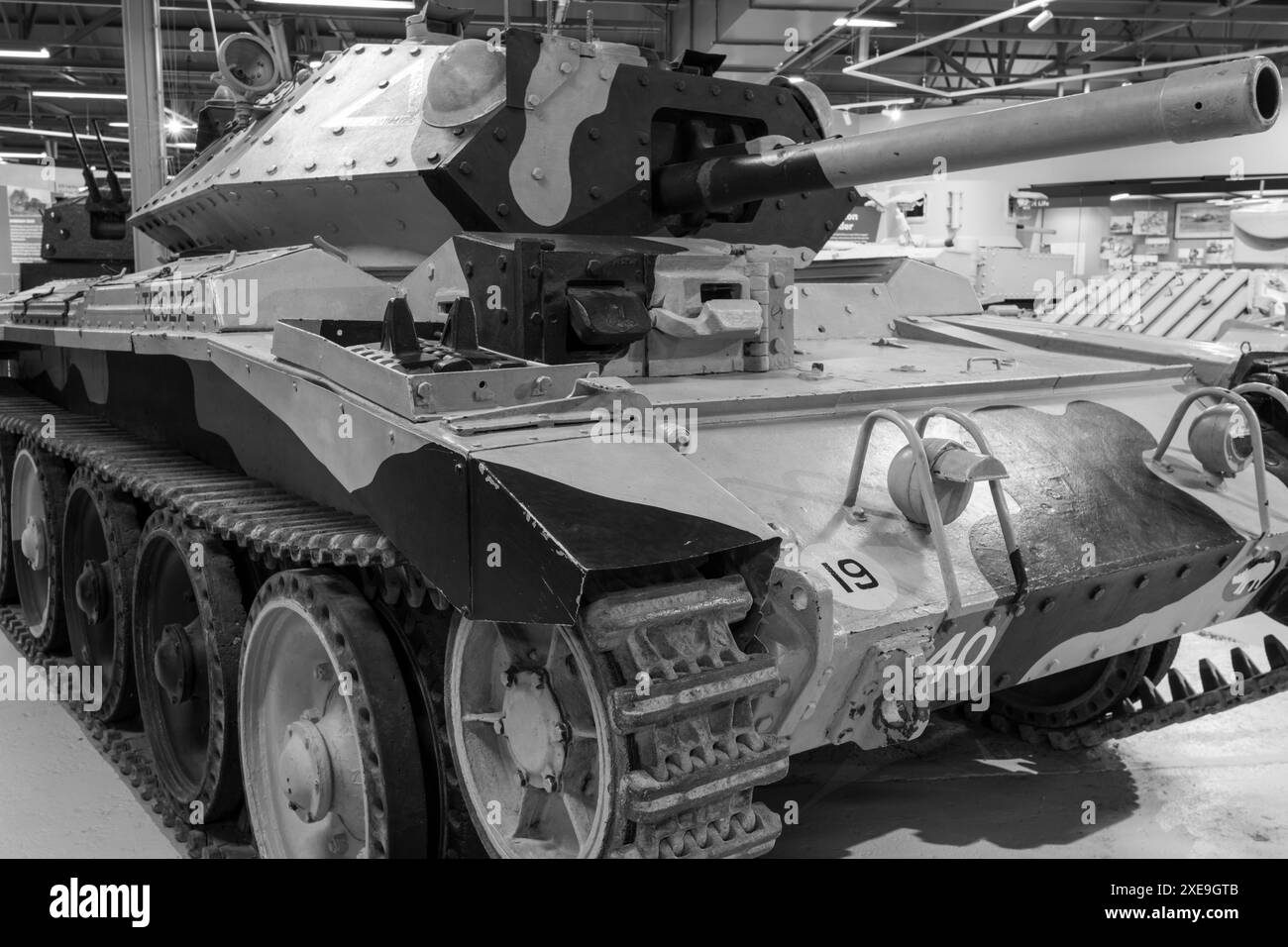 Bovington.Dorset.United Kingdom.February 25th 2024.A Crusader 3 tank ...