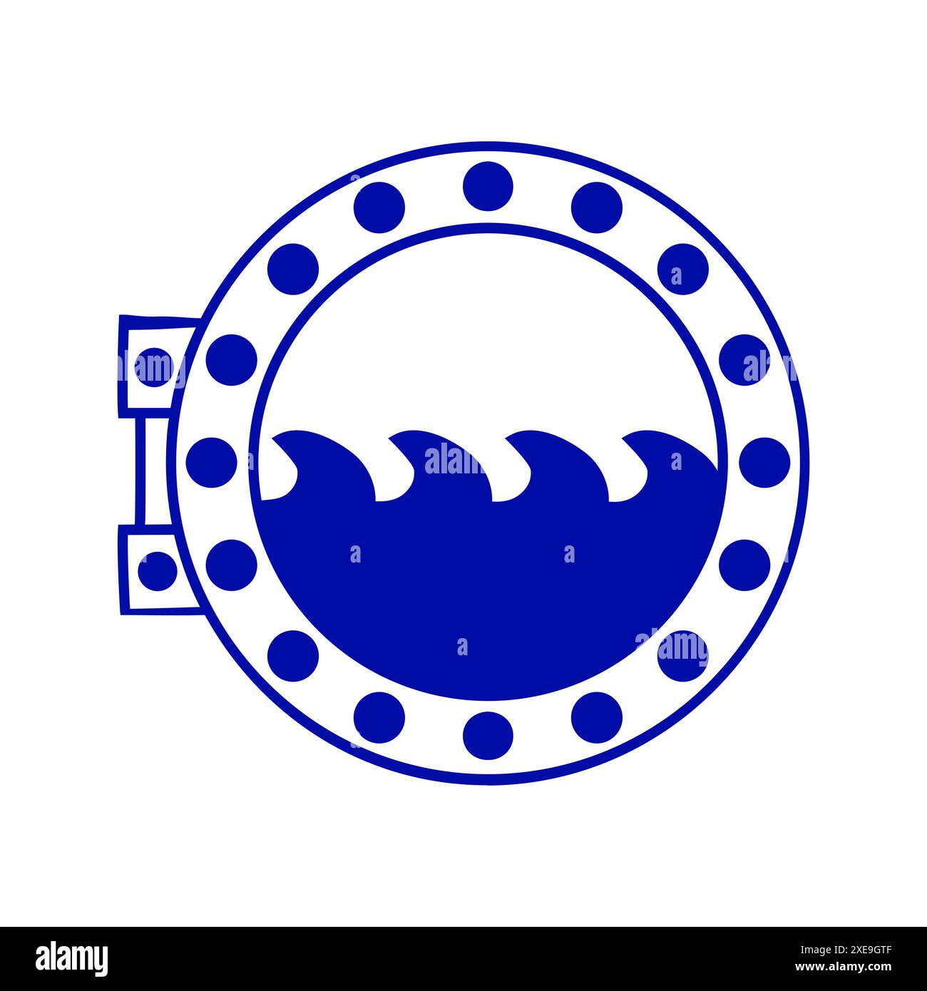 ship window icon in vector. Logotype - Doodle Stock Vector Image & Art ...