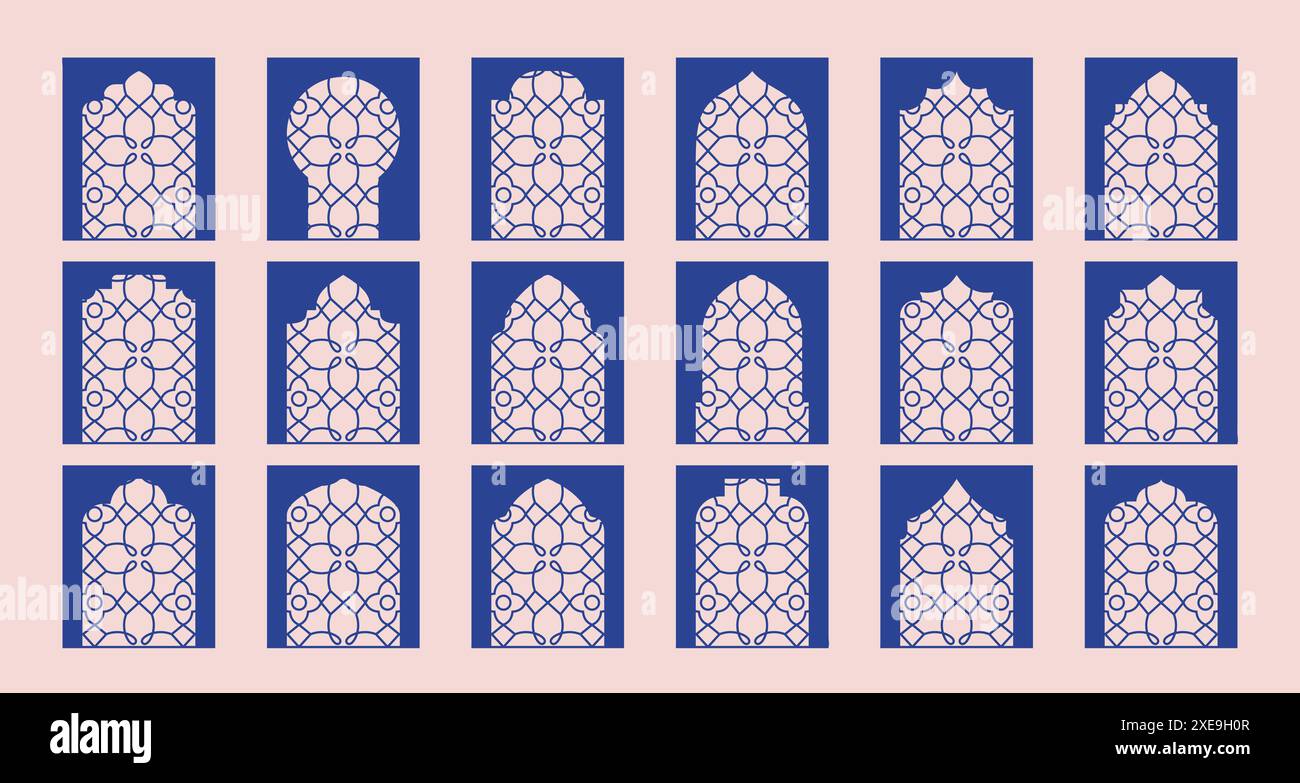Kuwait architecture windows arabic Stock Vector Images - Alamy