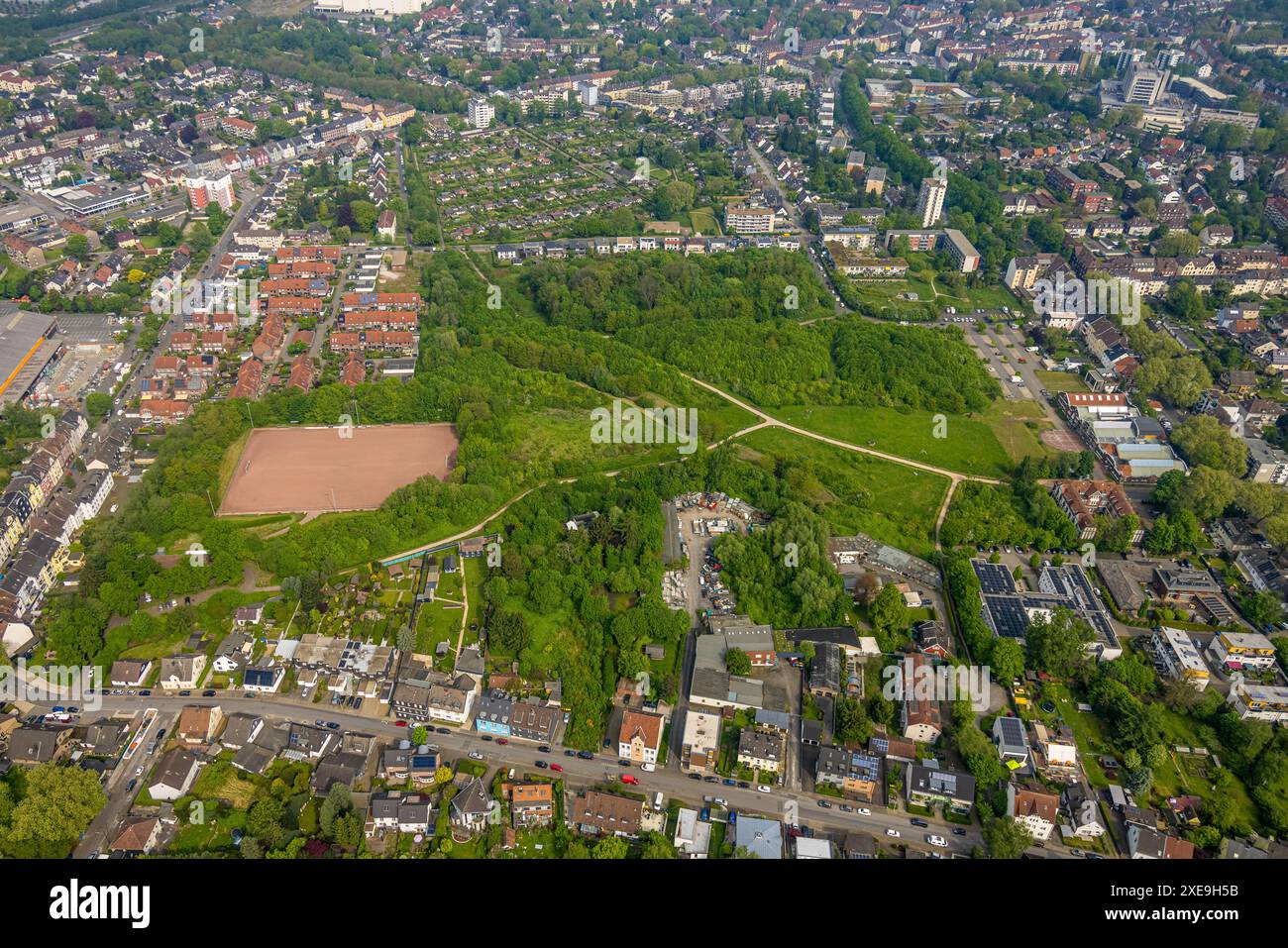 Flottmann hallen am skulpturenpark flottmann hi-res stock photography ...