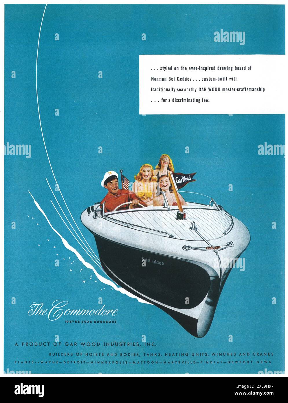 Commodore runabout boat hi-res stock photography and images - Alamy