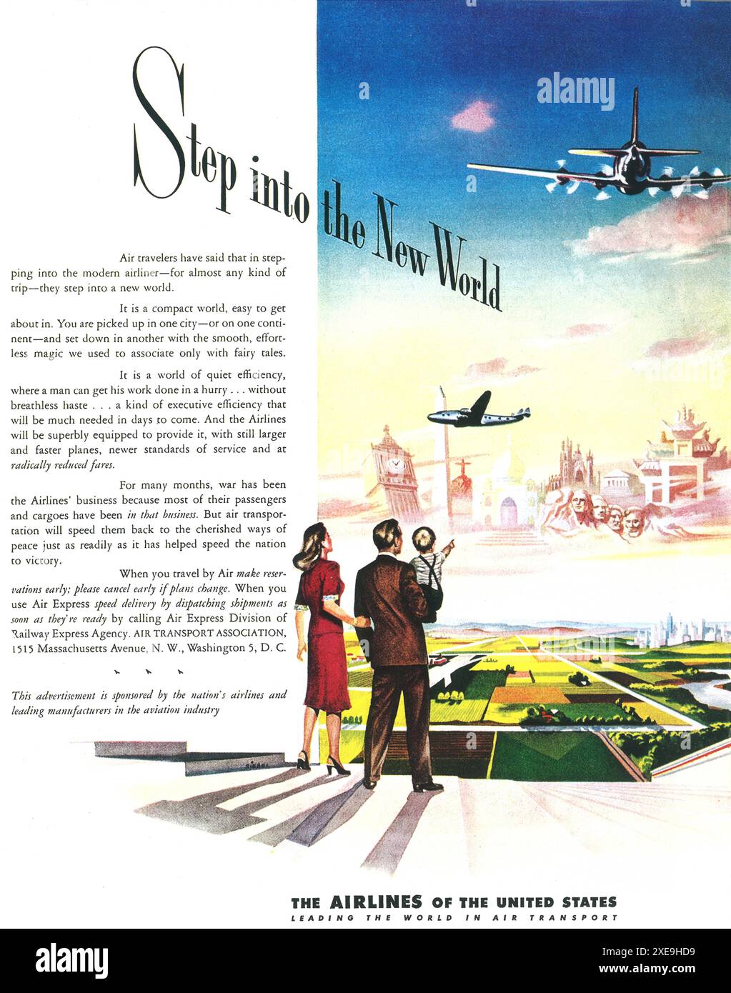 1940s ad family hi-res stock photography and images - Alamy