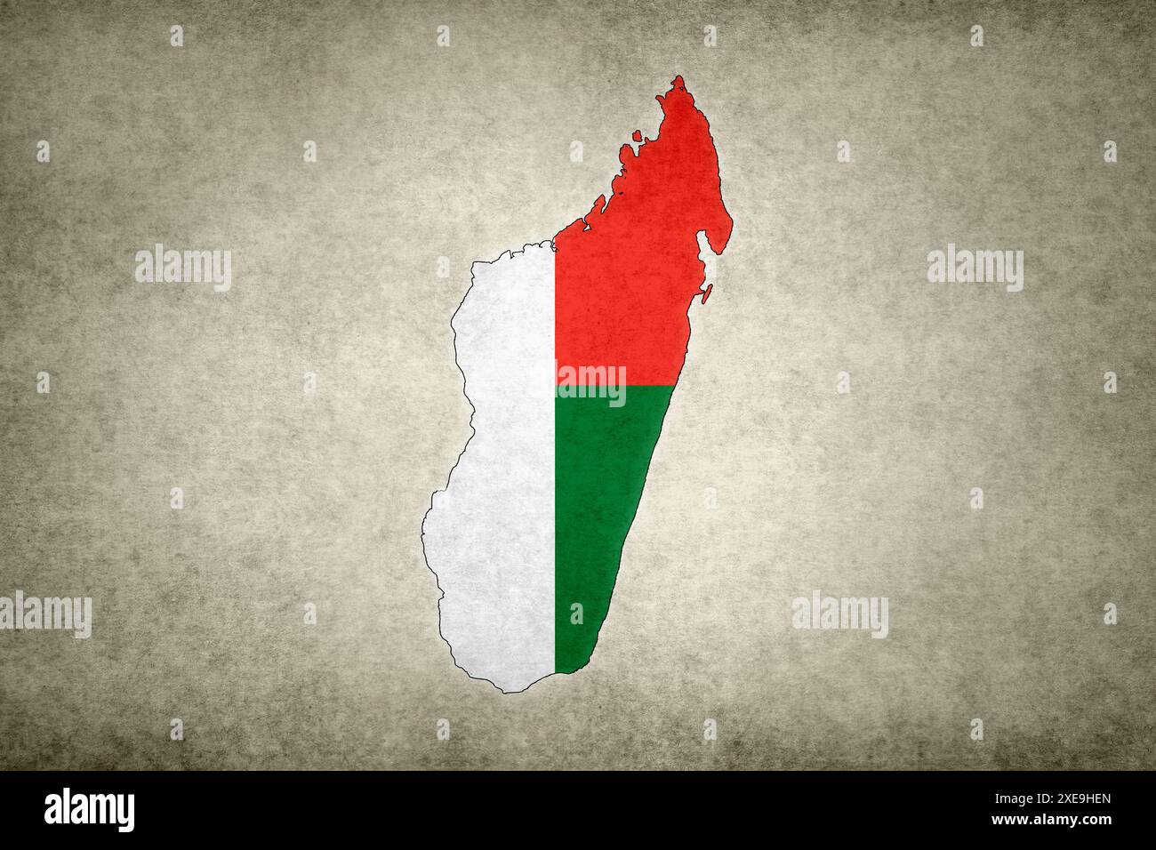 Madagascar flag map hi-res stock photography and images - Alamy