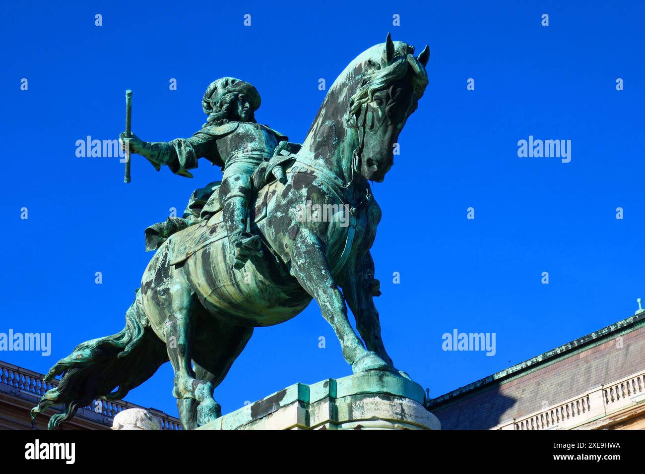 Prince Eugene Equestrian Monument in Budapest, Hungary Stock Photo - Alamy