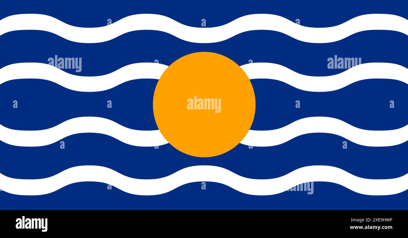 Flags of West Indies. West Indian flag on fabric surface. National ...