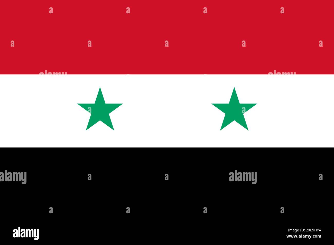 Flag of Syria. Syrian flag on fabric texture. National symbol of Syria ...