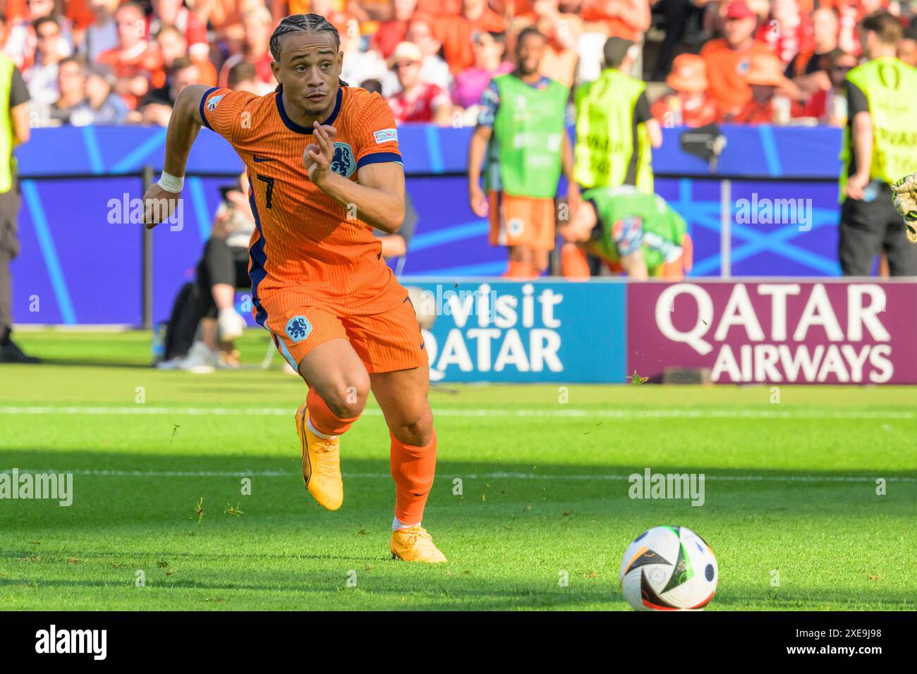 Berlin, Deutschland. 25th June, 2024. GER, Berlin, soccer, Austria vs ...