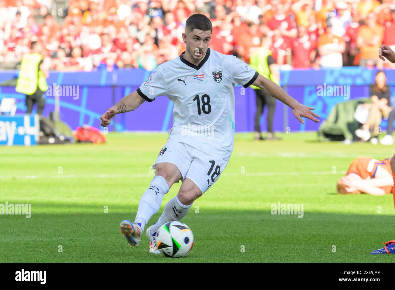 Berlin, Deutschland. 25th June, 2024. GER, Berlin, soccer, Austria vs ...