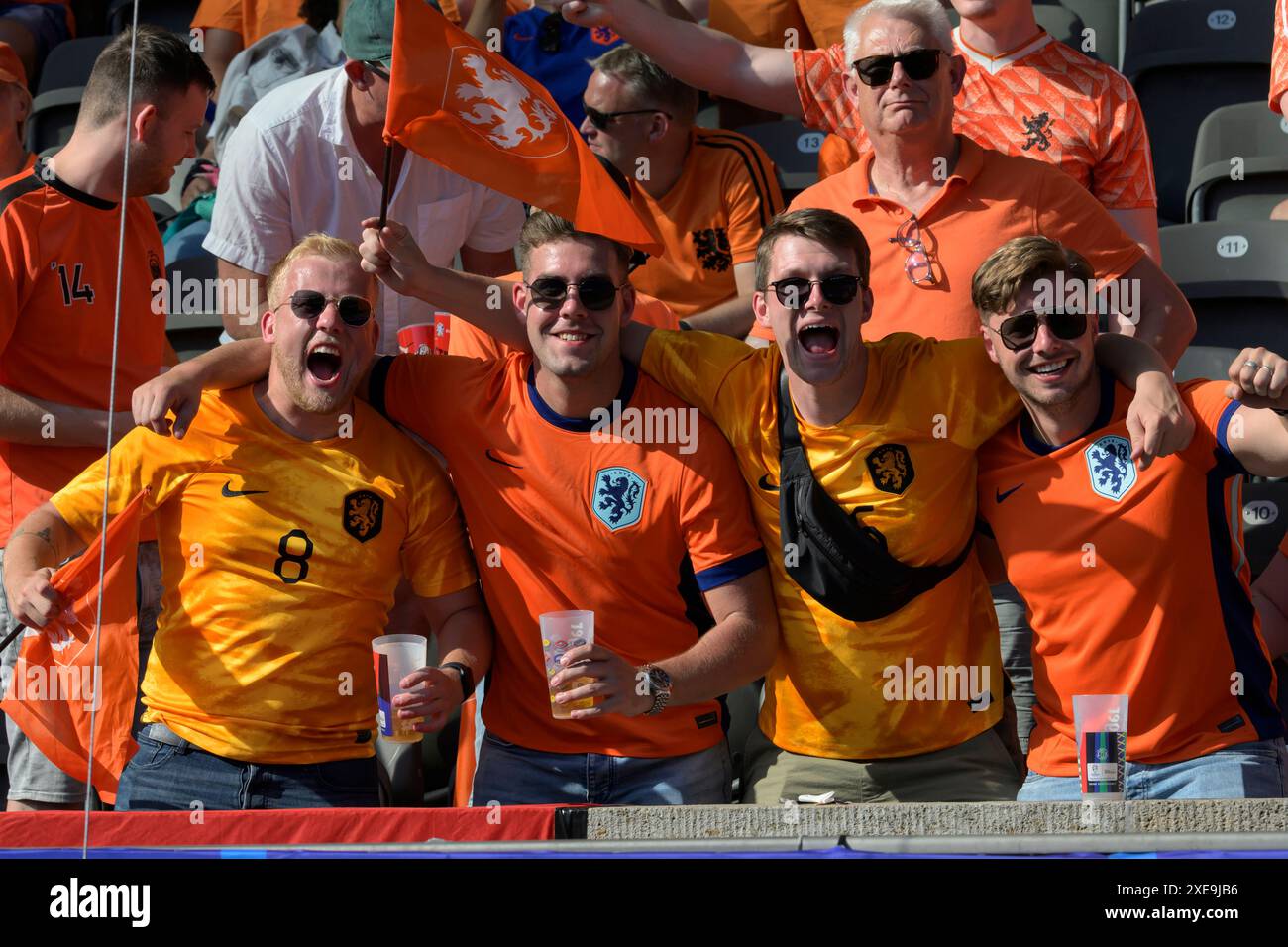 Berlin, Deutschland. 25th June, 2024. GER, Berlin, soccer, Austria vs ...