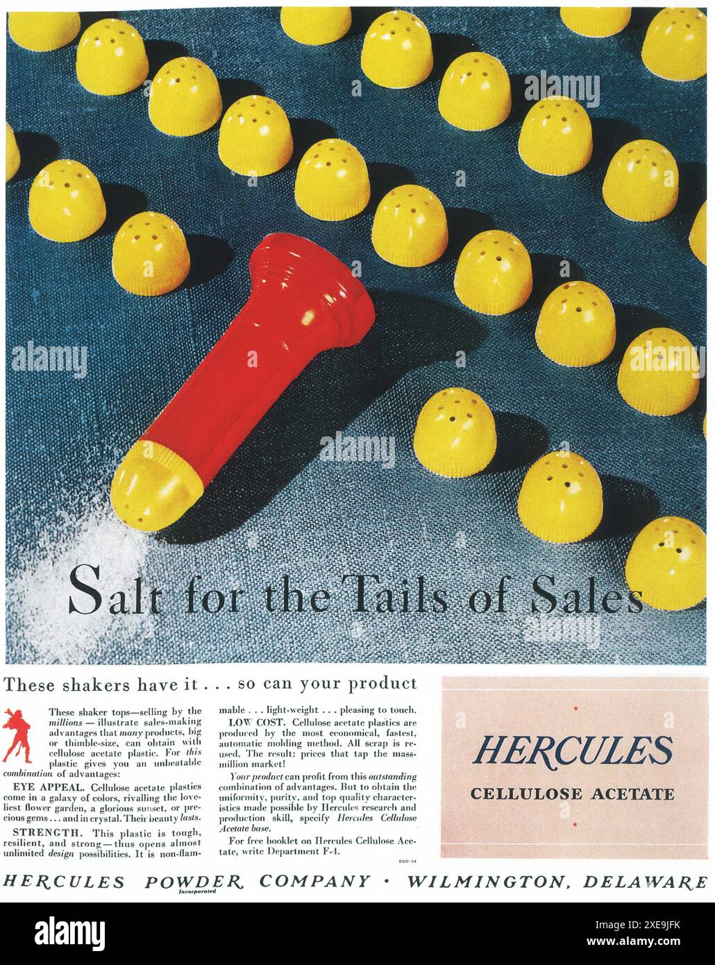 1940's HERCULES POWDER COMPANY Ad Stock Photo - Alamy