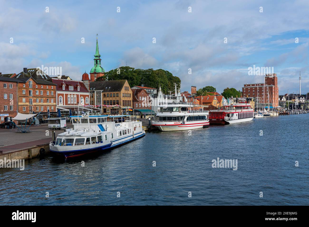 Fishing boat on the Schlei river in Schleswig Holstein, Germany Stock ...