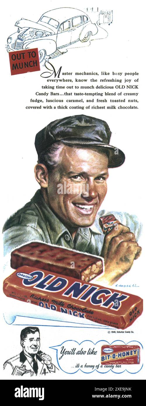 Old nick candy bar hi-res stock photography and images - Alamy