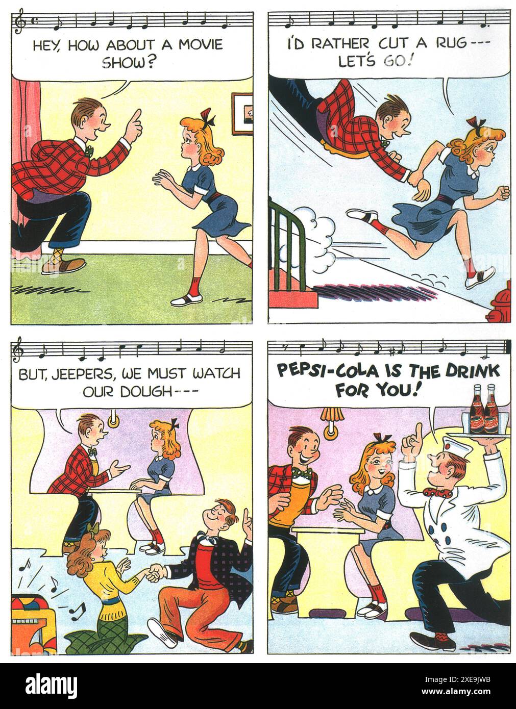 Old pepsi cola commercial hi-res stock photography and images - Alamy