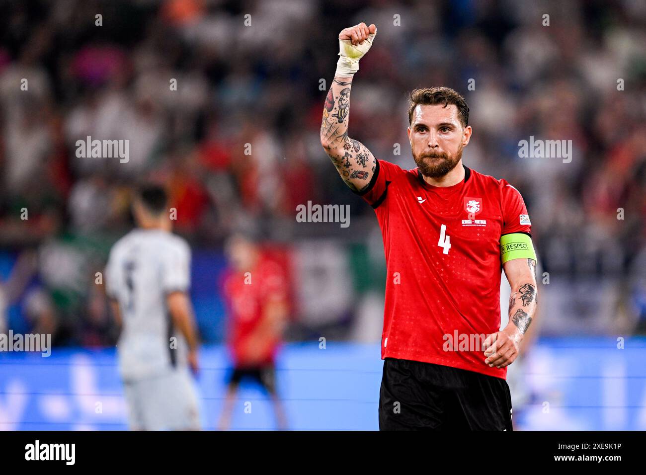 GELSENKIRCHEN, GERMANY - JUNE 26: Guram Kashia of Georgia celebrating ...