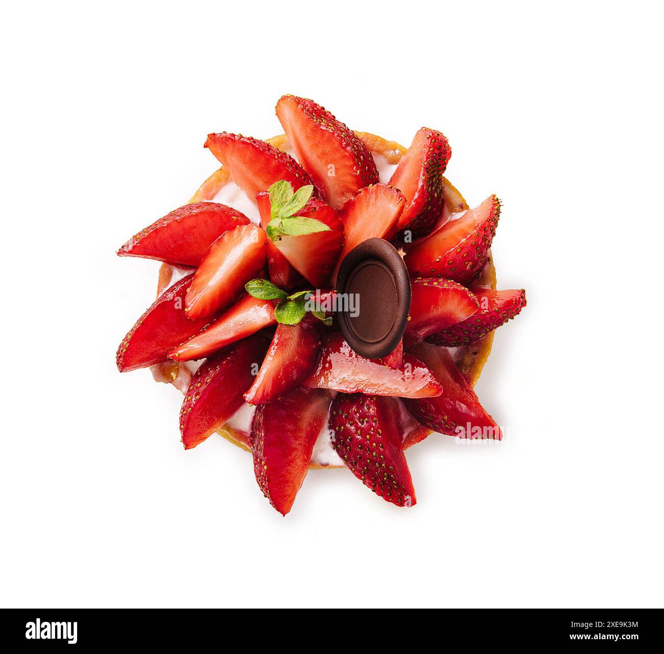 Food delicious mini tart Cut Out Stock Images & Pictures - Alamy