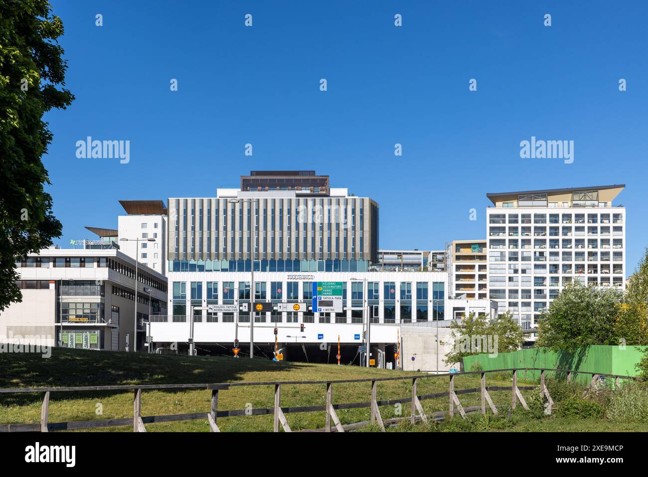 A combination of residential and office buildings in Tapioa, Espoo ...