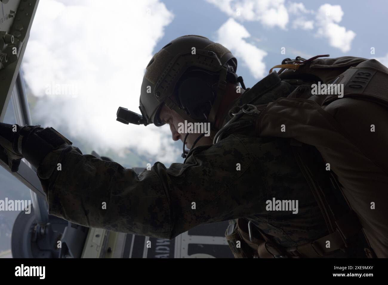 U.S. Marine Gunnery Sergeant Patrick Doody, Paraloft Chief, Bravo ...