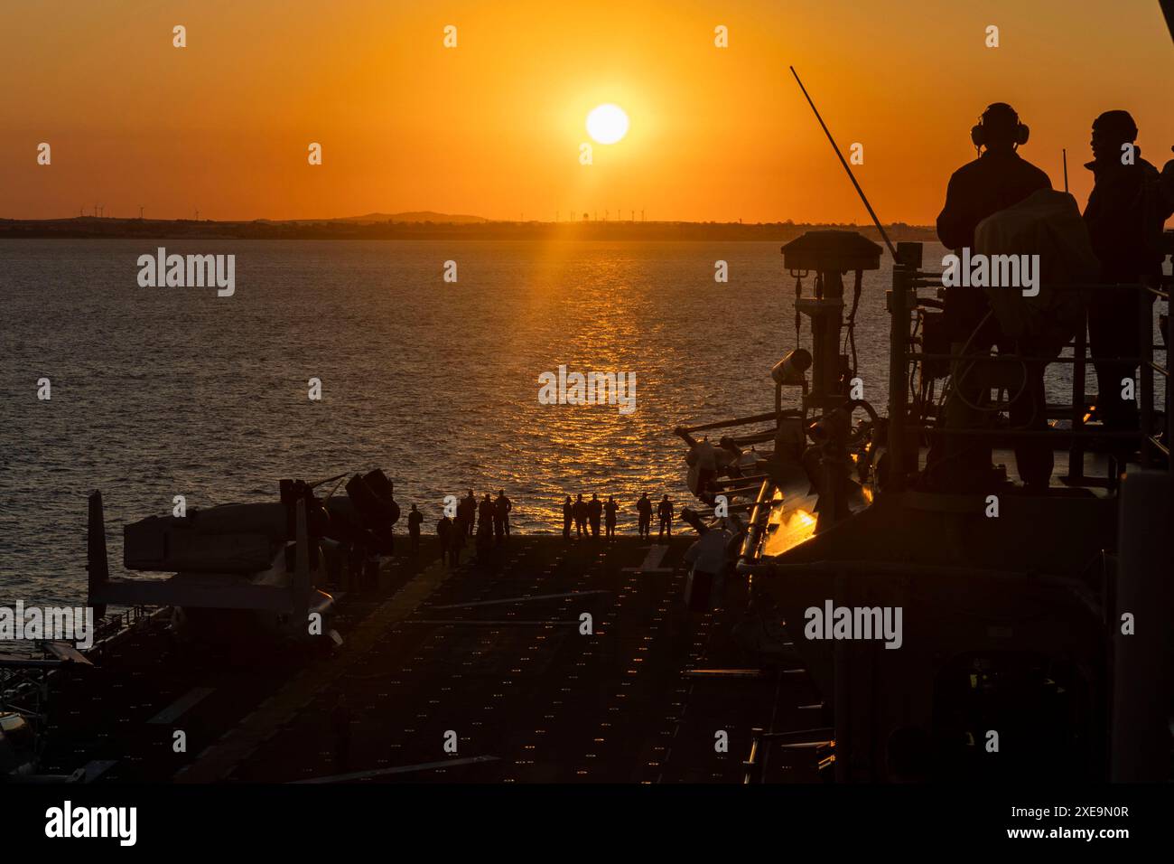 ROTA, Spain (June 25, 2024) The amphibious assault ship USS Wasp (LHD 1 ...