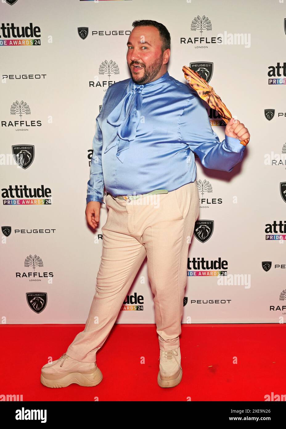 LONDON, UK. 26th June, 2024. Janusz Domagala attends the Attitude Pride ...