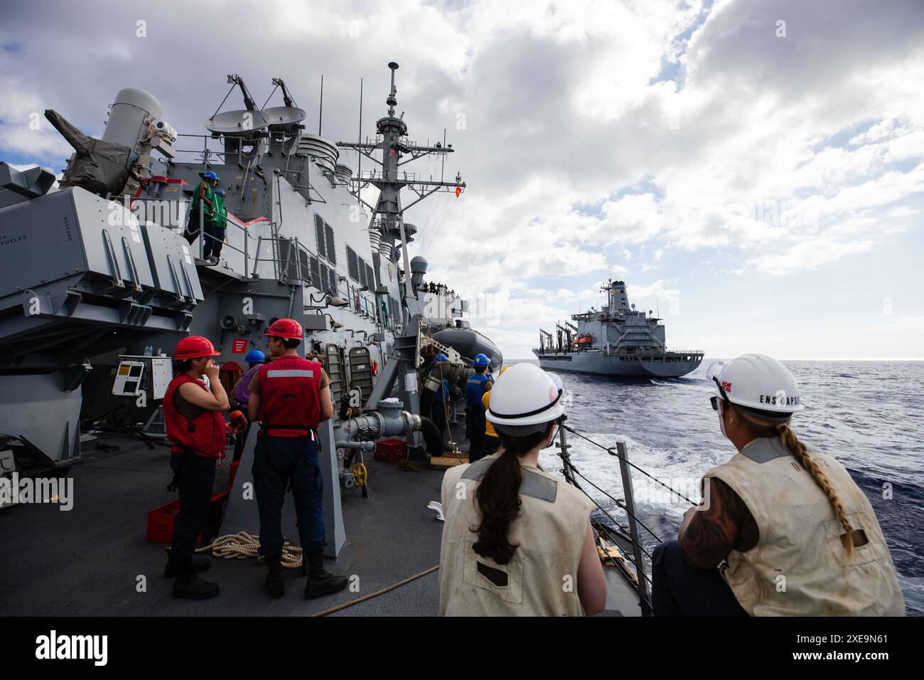 Pacific Ocean (June 25, 2024) The Arleigh Burke-class guided missile ...