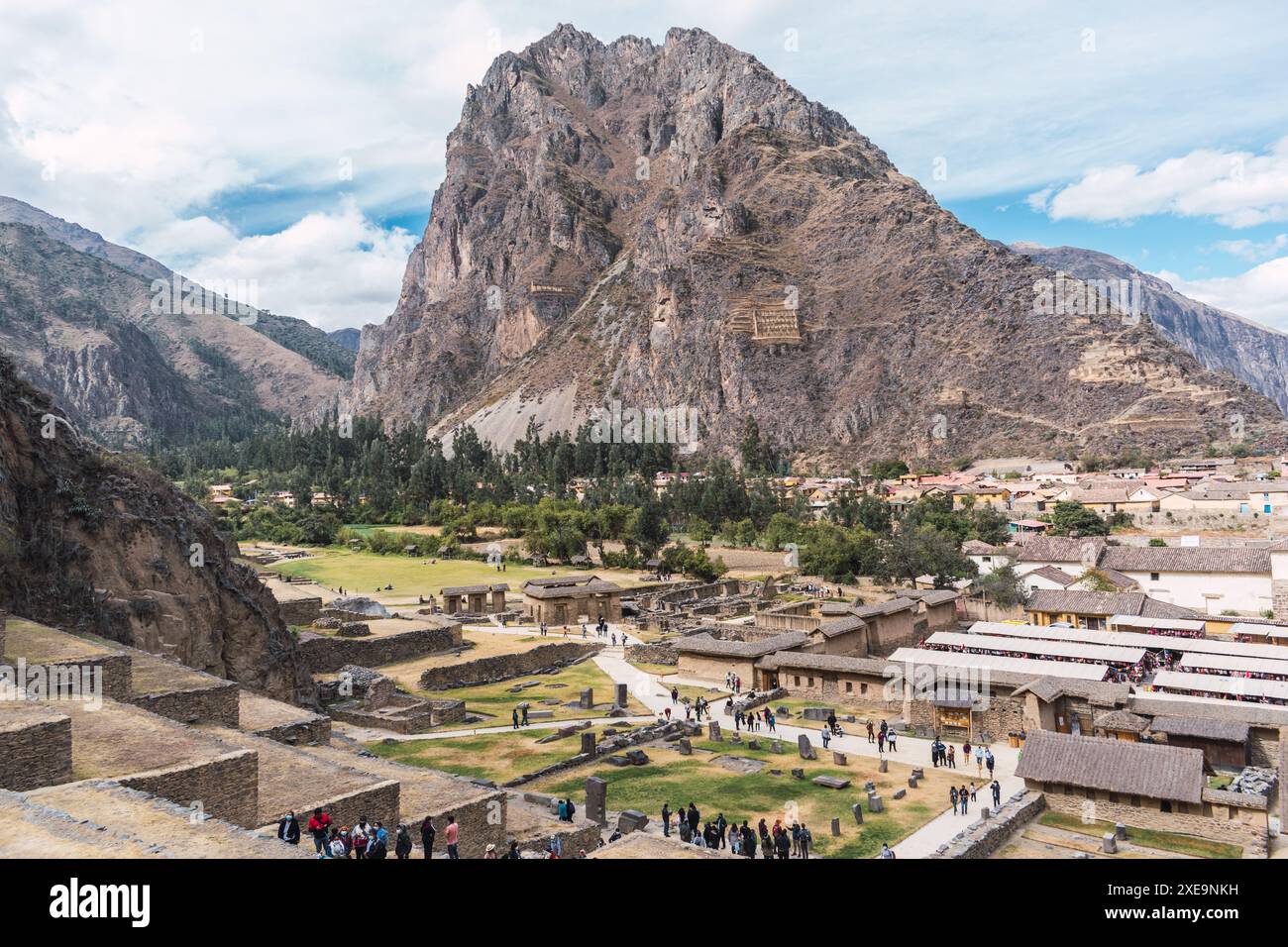 inca ruins in the sacred valley carved in granite windows bumps and ...