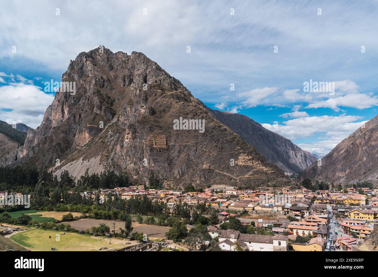 inca ruins in the sacred valley carved in granite windows bumps and ...