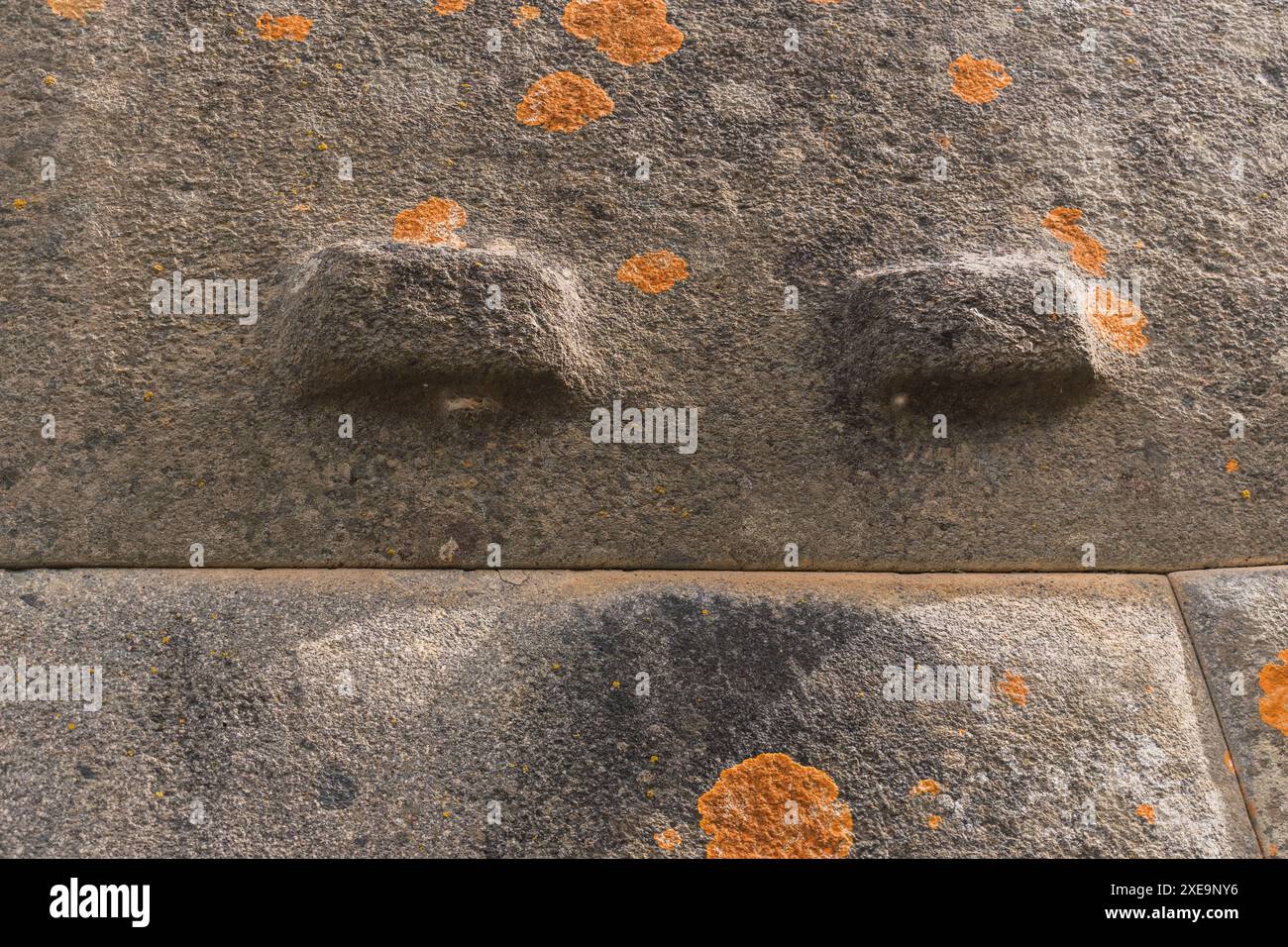 inca ruins in the sacred valley carved in granite windows bumps and ...