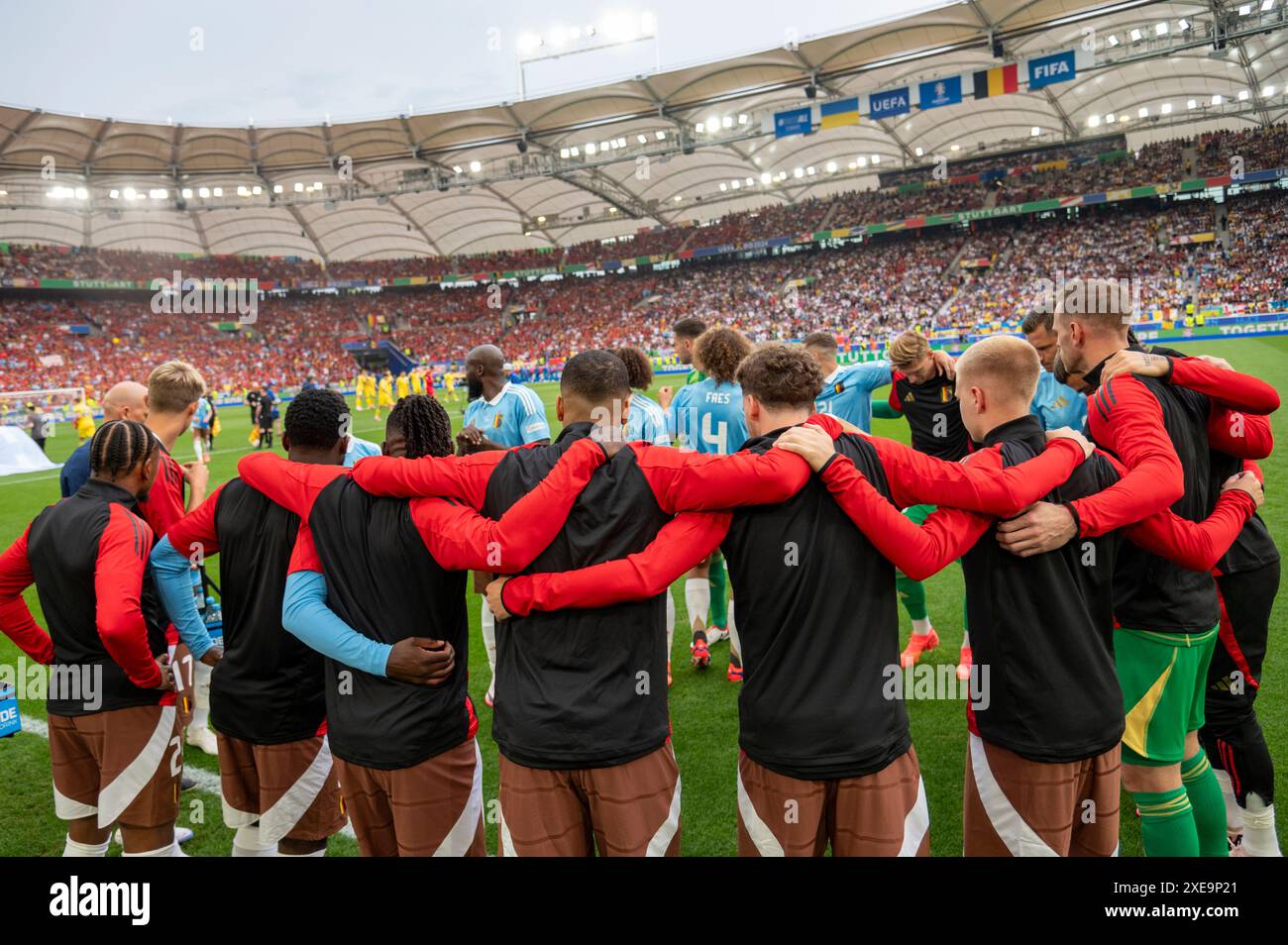 Stuttgart, Germany. 26th June, 2024. The Belgian national football team ...