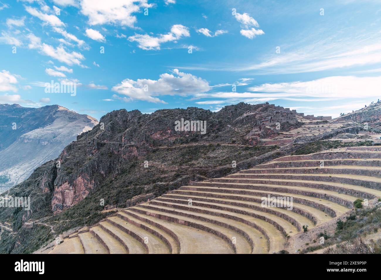 inca ruins in the sacred valley carved in granite windows bumps and ...