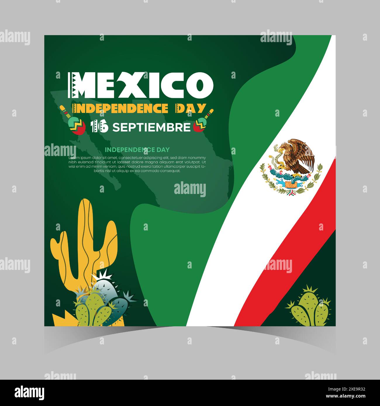 Mexico independence day parade Stock Vector Images - Alamy