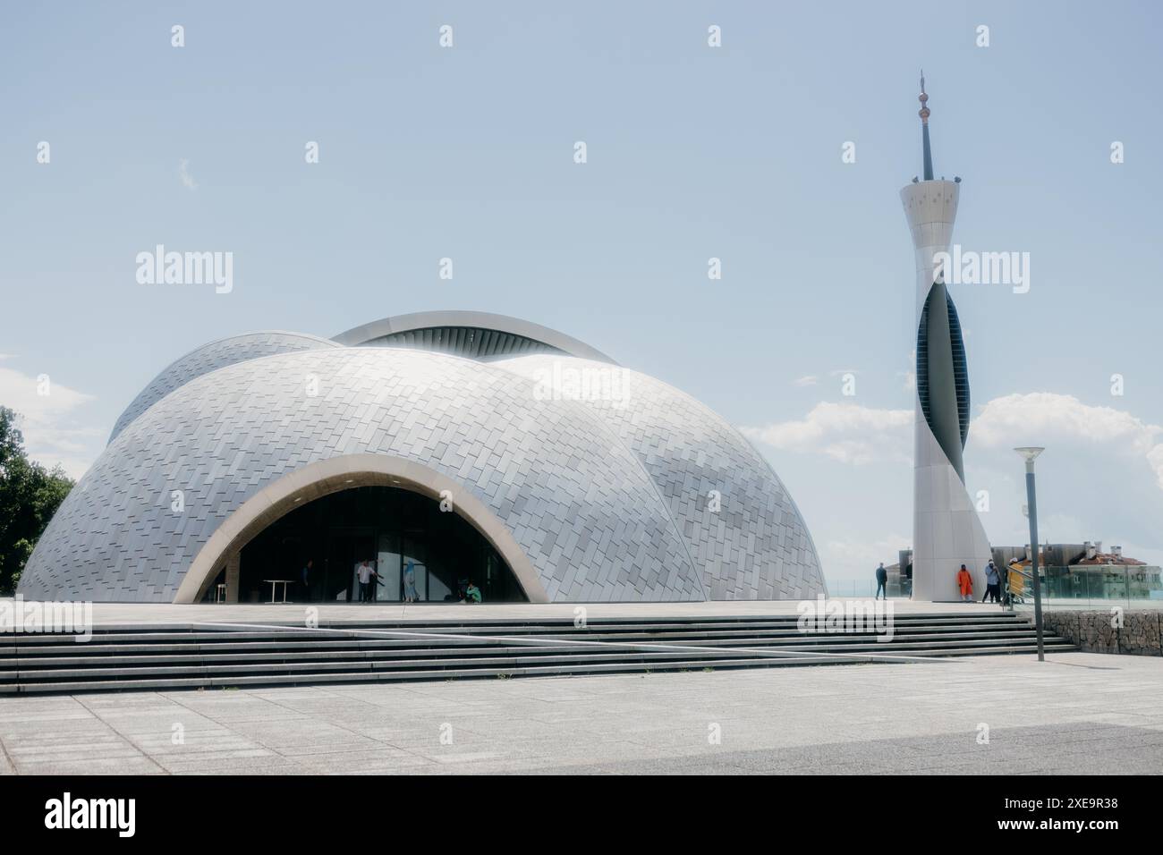 The Islamic Center of Rijeka, modern architectural building with a ...