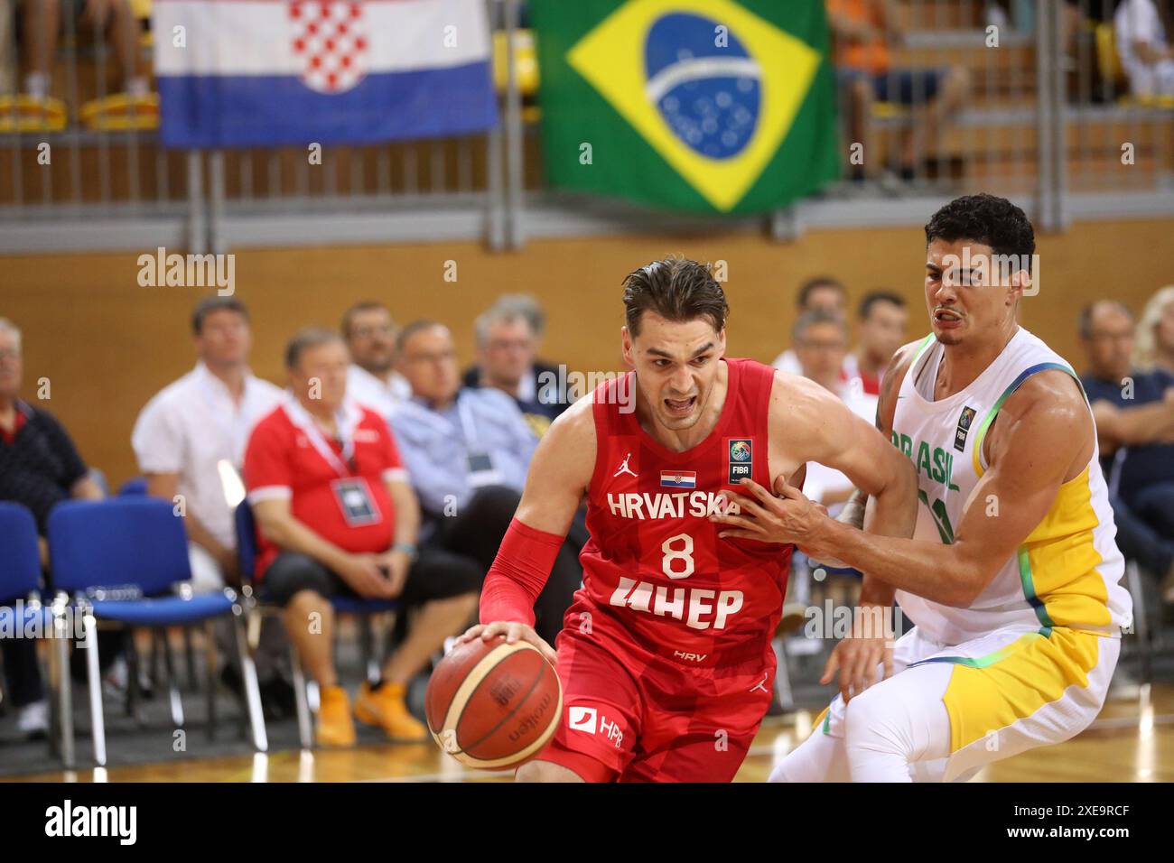 Rijeka, Croatia. 26th June, 2024. Player of Croatia Mario Hezonja in ...