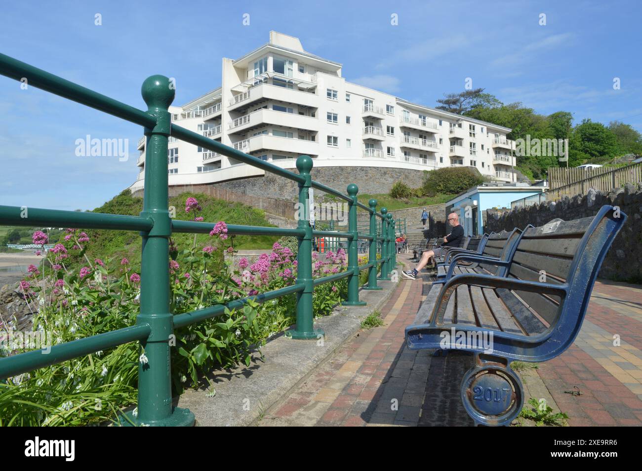 The Osborne Clifftop Apartment Building by Rotherslade Bay, with ...