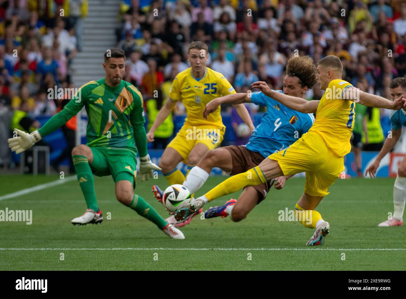 Stuttgart, Germany. 26th June, 2024. Artem Dovbyk of Ukraine in action ...