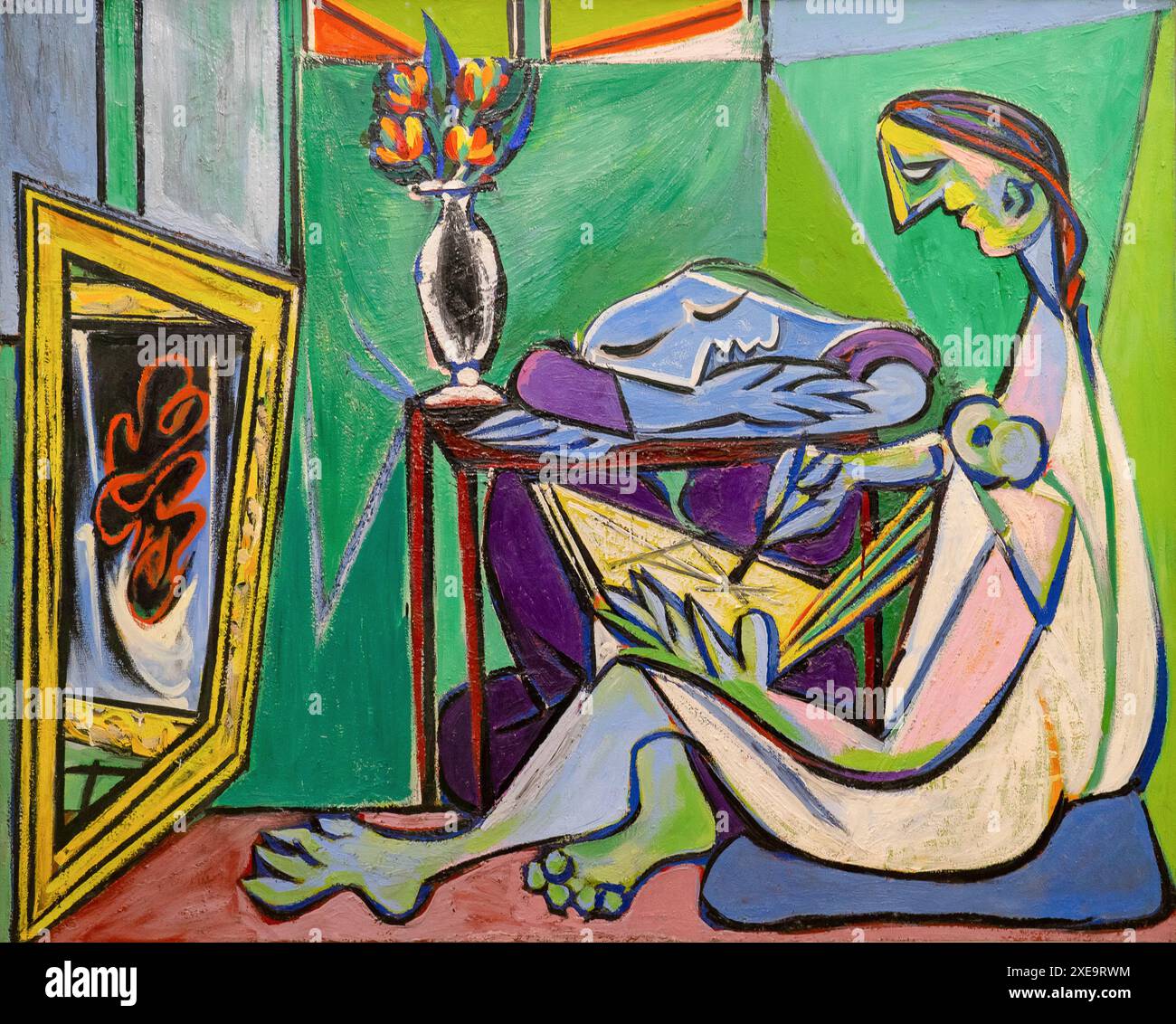 Painting by famous Spanish artist Pablo Picasso, La Musa.Paris-France ...