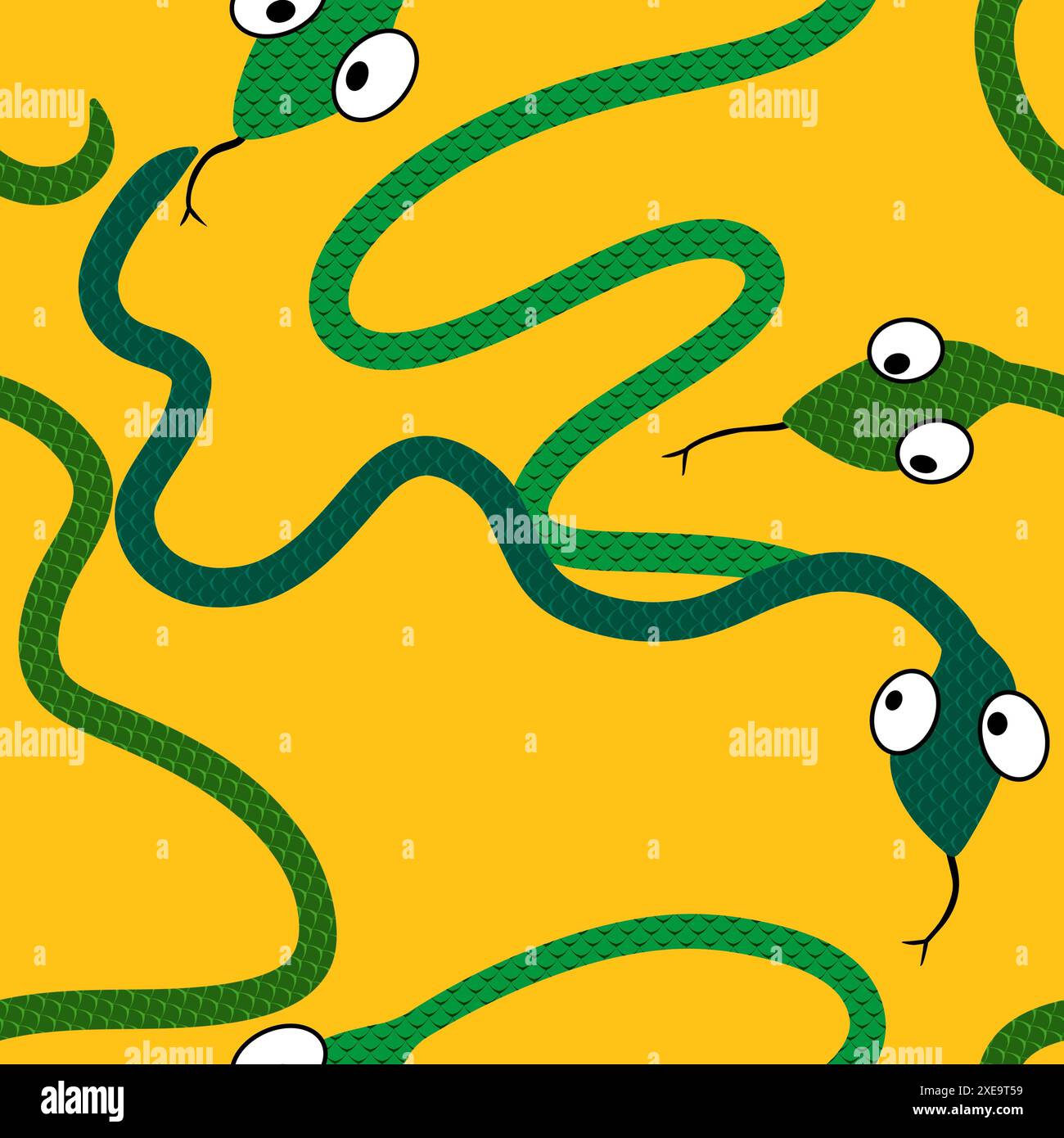 Summer cartoon animals seamless snake pattern for wrapping paper and ...