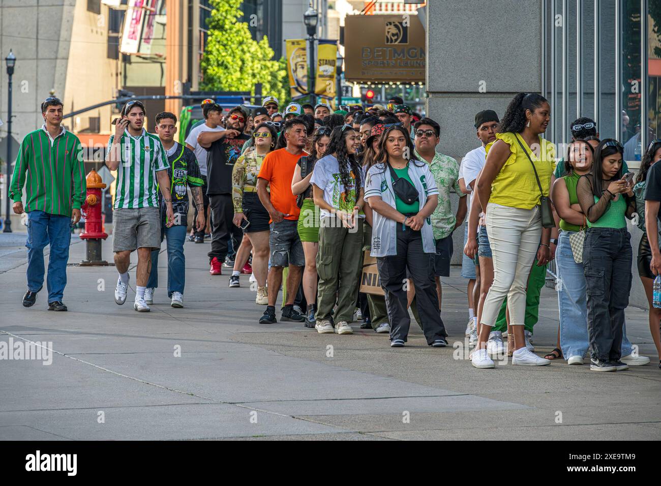Ferxxo Calipsis line for concert Stock Photo - Alamy