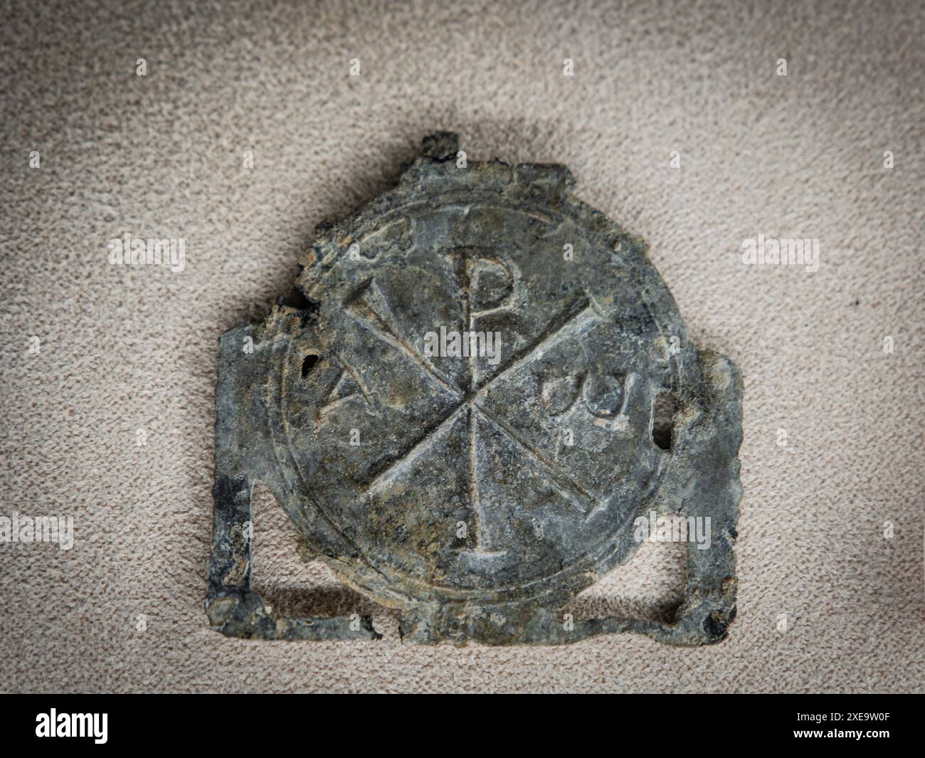 Constantinian monogram, 4th century, Musei Vaticani, State of the ...